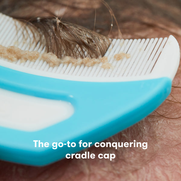 DermaFrida the FLAKEFIXER Cradle Cap System - Sponge, Brush and Comb ...
