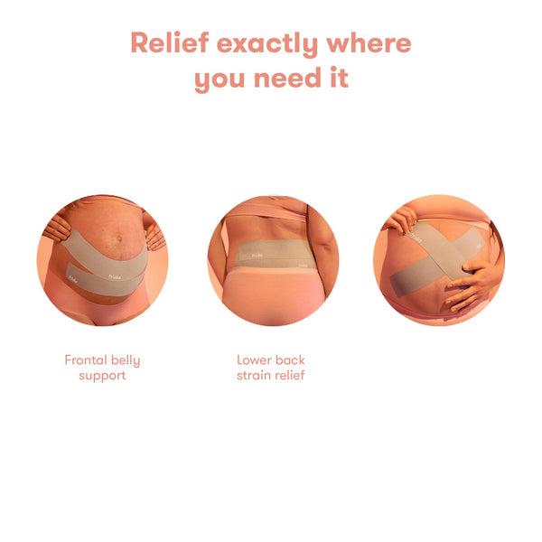 Pregnancy Belly Tape for Pain + Strain Relief – Frida | The fuss stops ...