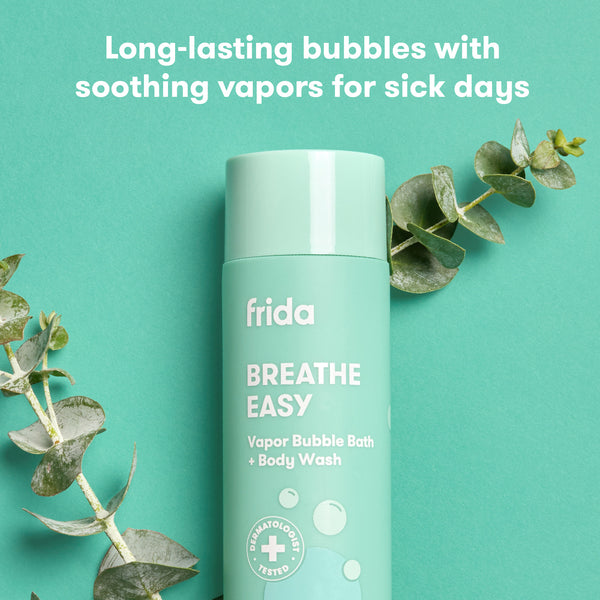 Breathe Easy Vapor Bubble Bath + Body Wash – Frida | The fuss stops here.